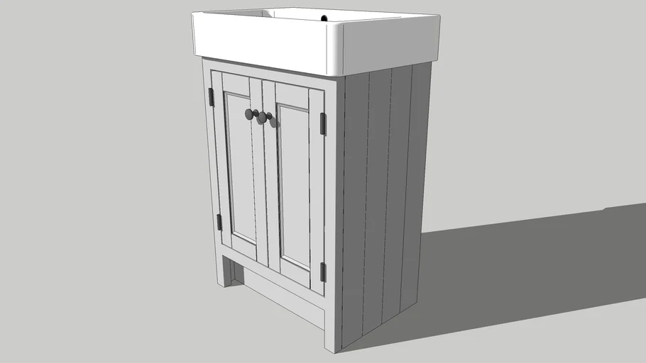 Roper Rhodes Hampton 575 freestanding basin unit and 575 ceramic basin ...