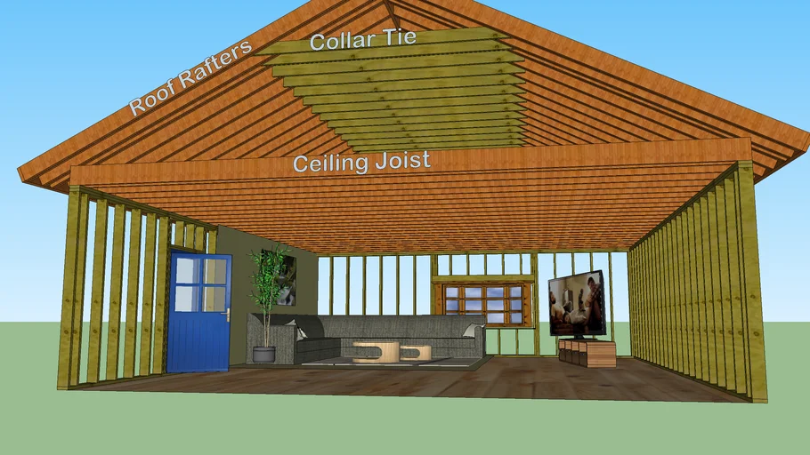 Resister Roof Rafters | 3D Warehouse