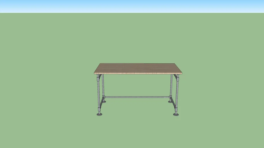 Pipe Desk Frame | 3D Warehouse