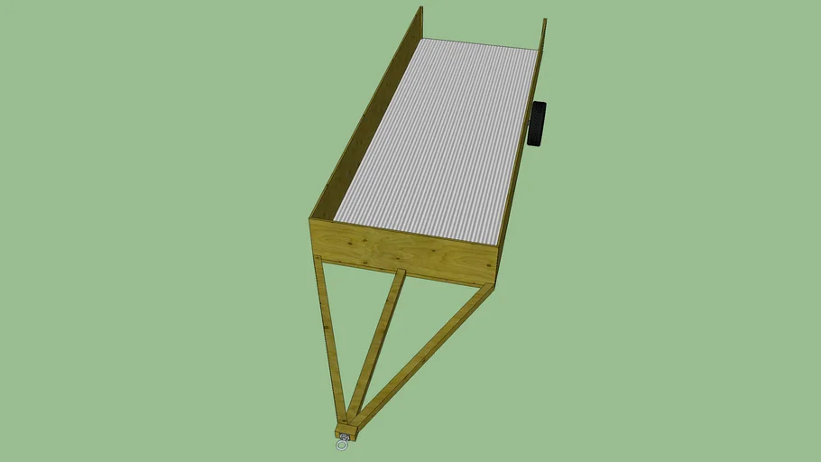 Small 20' x 7 ' 5 1/16' Utility Trailer | 3D Warehouse