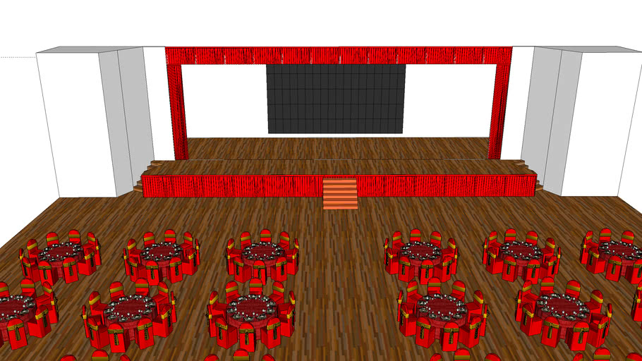 dinner event hall | 3D Warehouse