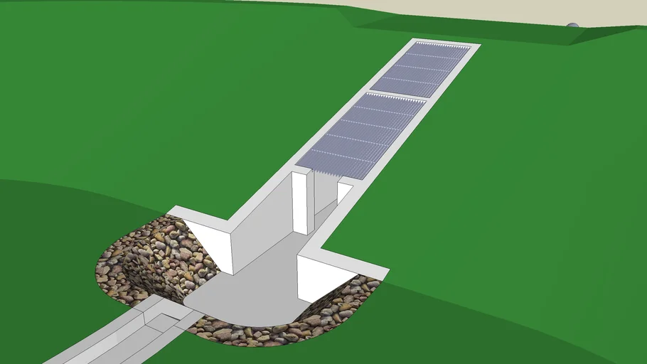 detention outlet structure | 3D Warehouse