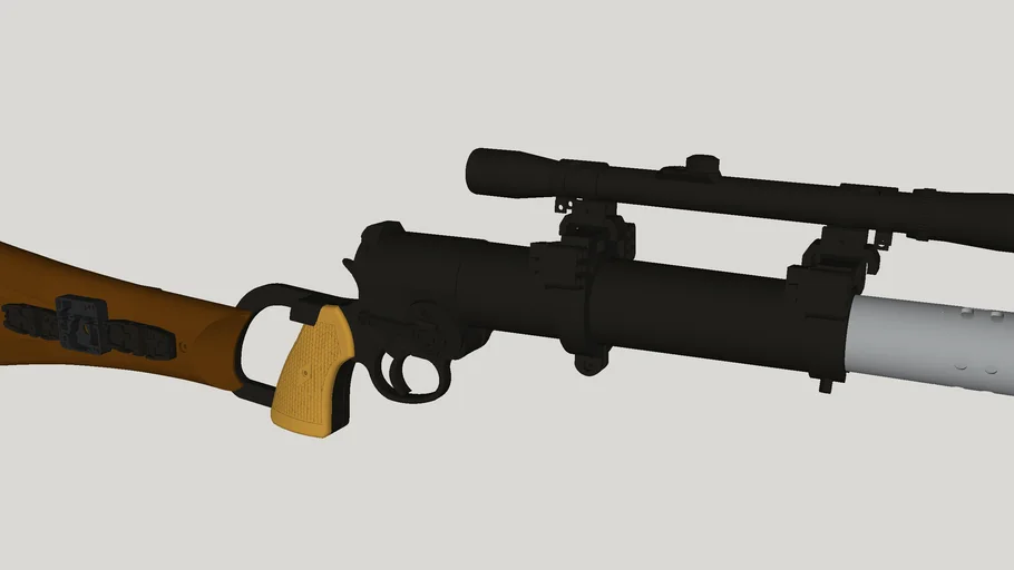 ESB EE-3 Blaster Parts | 3D Warehouse
