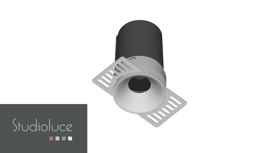 Downlight Astéri 7W DL2269BR - Studioluce | 3D Warehouse