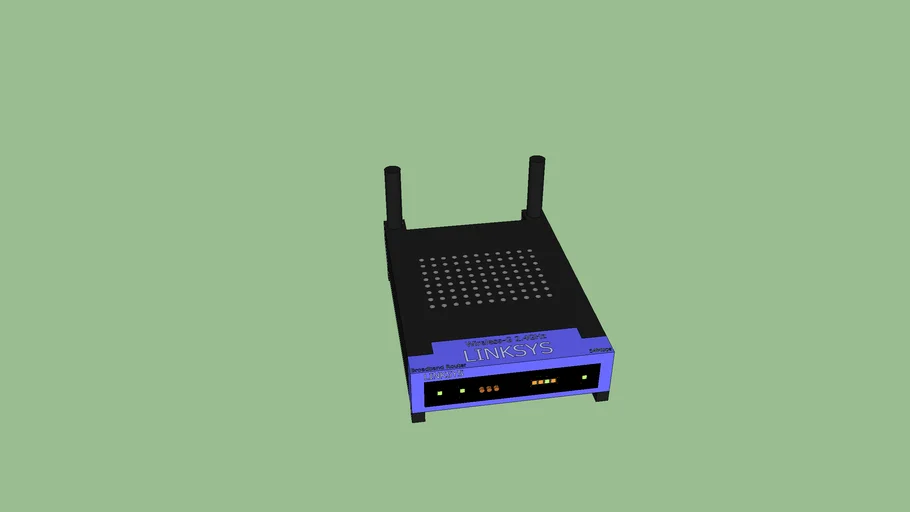 Linksys Wireless Router | 3D Warehouse