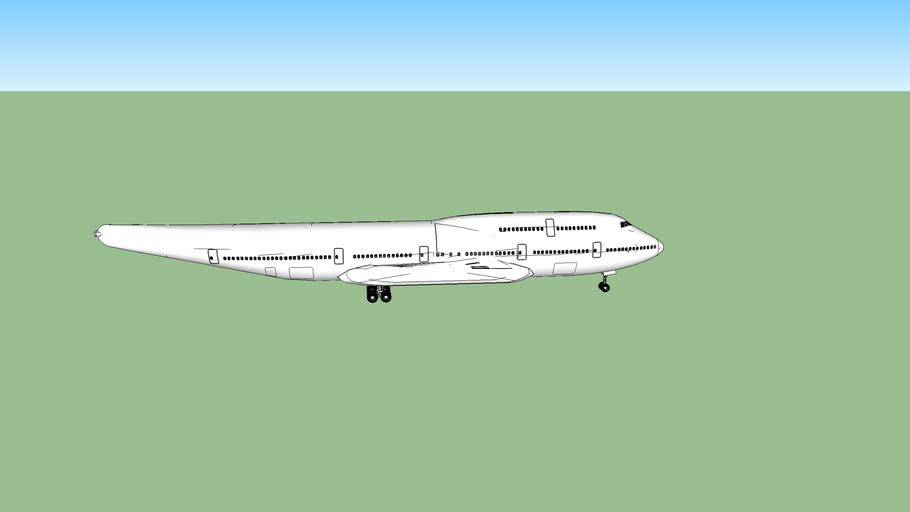 boeing 747 without wings | 3D Warehouse