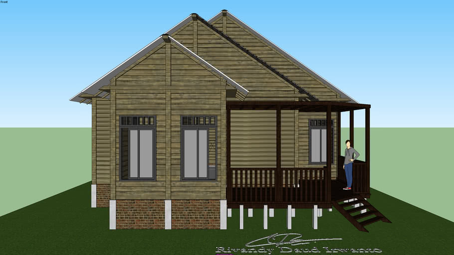 Wood House | 3D Warehouse