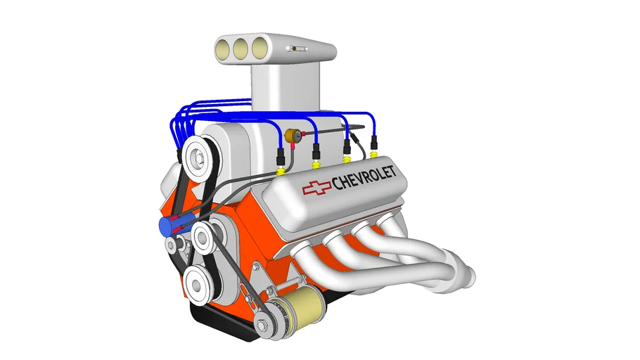 350ci Chevrolet V8 | 3D Warehouse