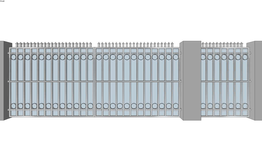 Main Gate Metal | 3D Warehouse