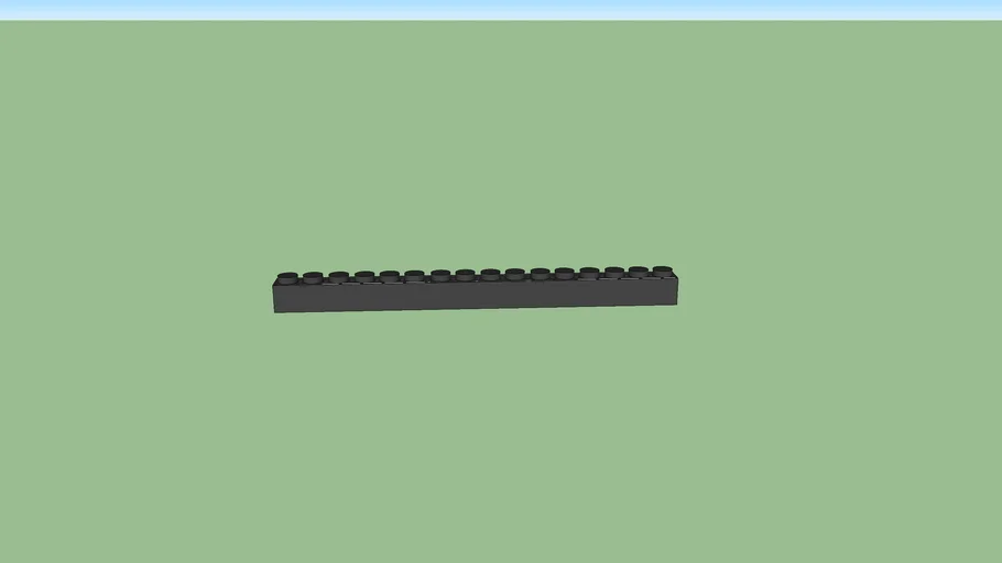 Lego Piece 1x16 | 3D Warehouse