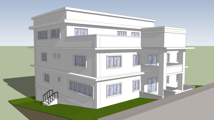 3 storey office building | 3D Warehouse