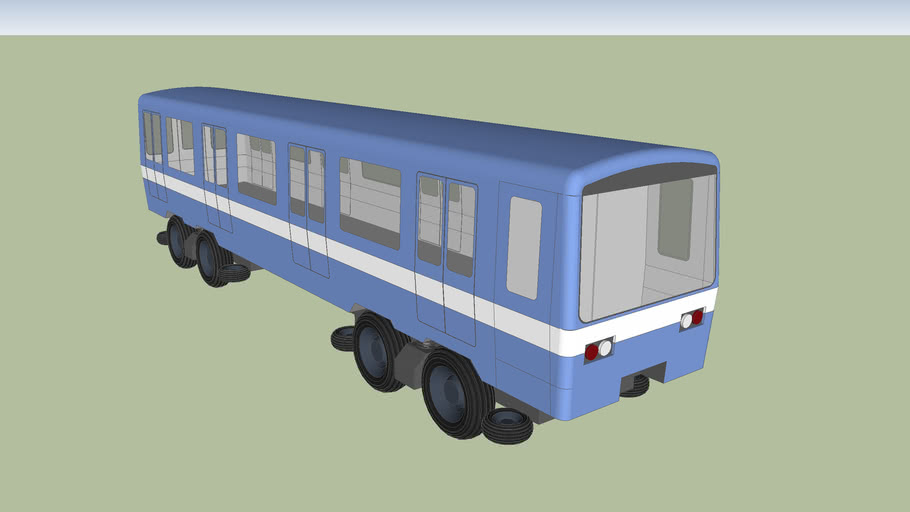 Montreal Metro wagon | 3D Warehouse