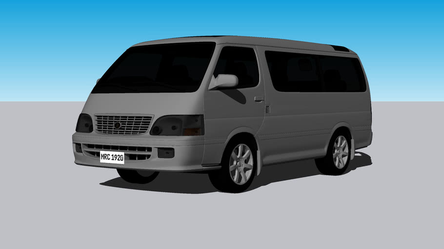 1999 Toyota Hiace Super Custom | 3D Warehouse