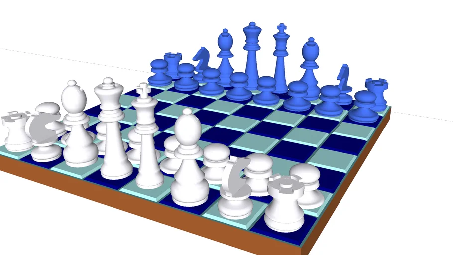 3D Challenge #1 - Chess Set | 3D Warehouse