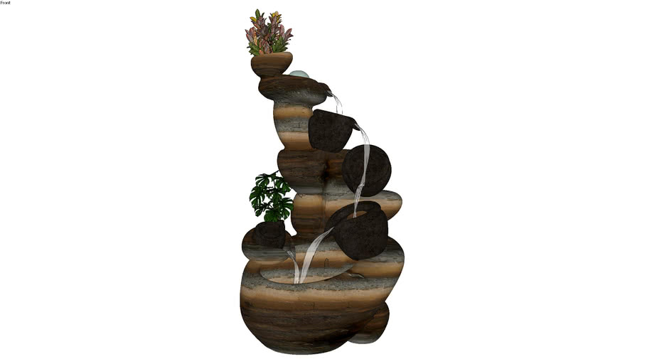 Garden Landscape Waterfall 1 | 3D Warehouse