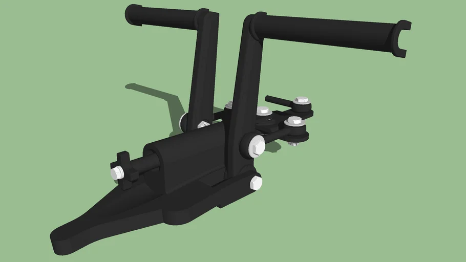 Bell 206 style helicopter pedals | 3D Warehouse