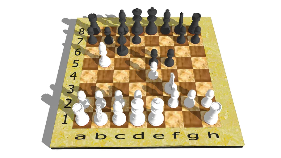 Chess - Open game openings | 3D Warehouse
