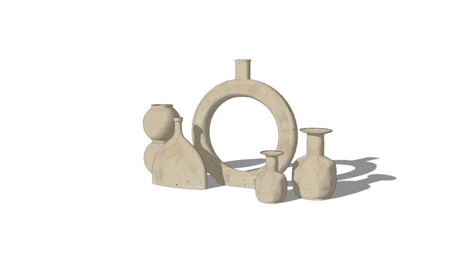 Ceramic Minimalist vase | 3D Warehouse