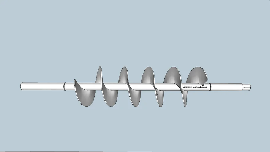 Rosca Transportadora Helicoidal | 3D Warehouse