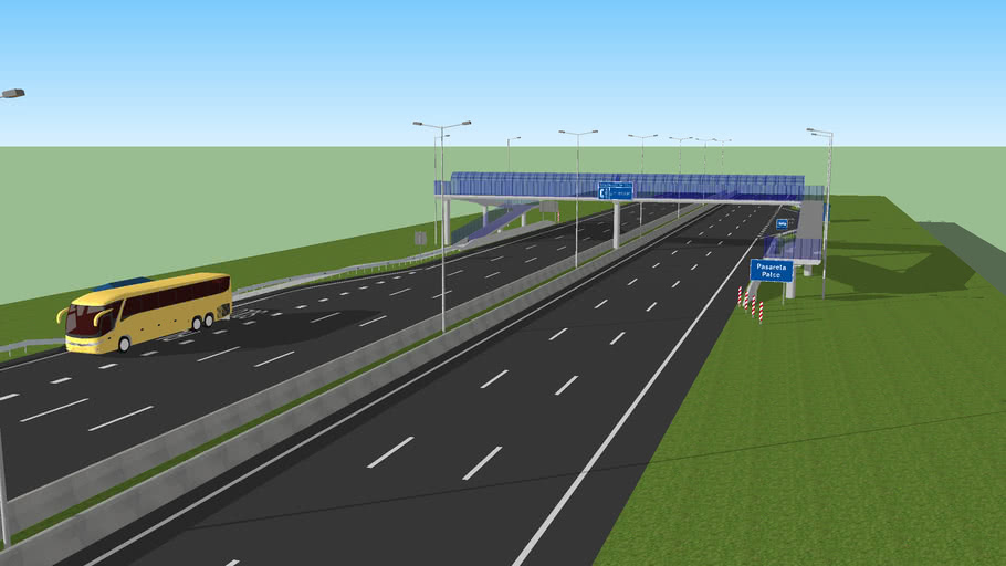 Pedestrian Walkway | 3D Warehouse