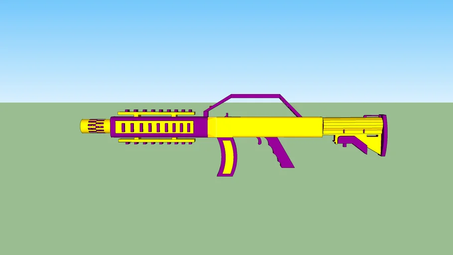 M219 Stock Concept Assualt Rifle | 3D Warehouse
