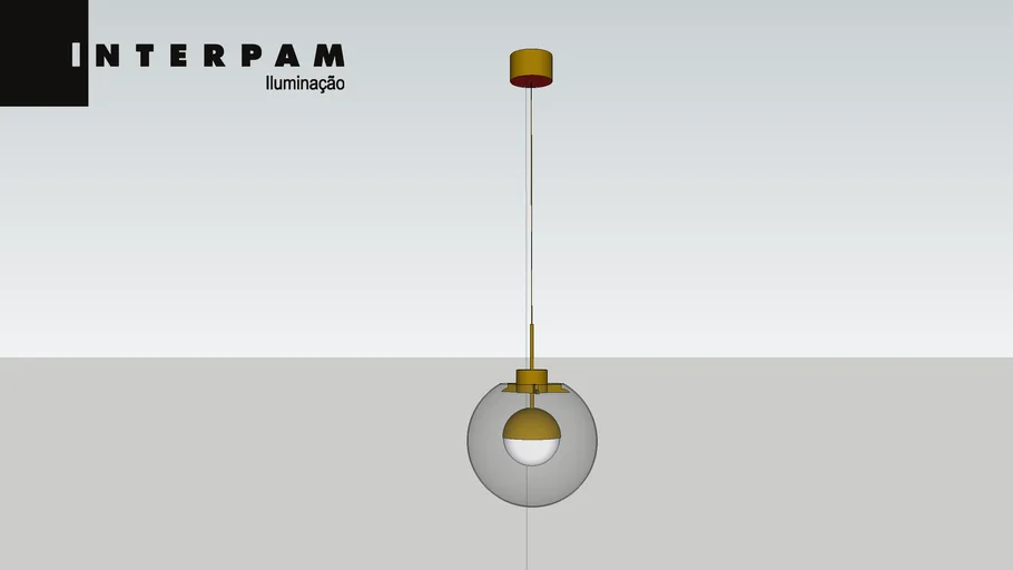 PENDENTE CORE P 01 5409 INTERPAM | 3D Warehouse