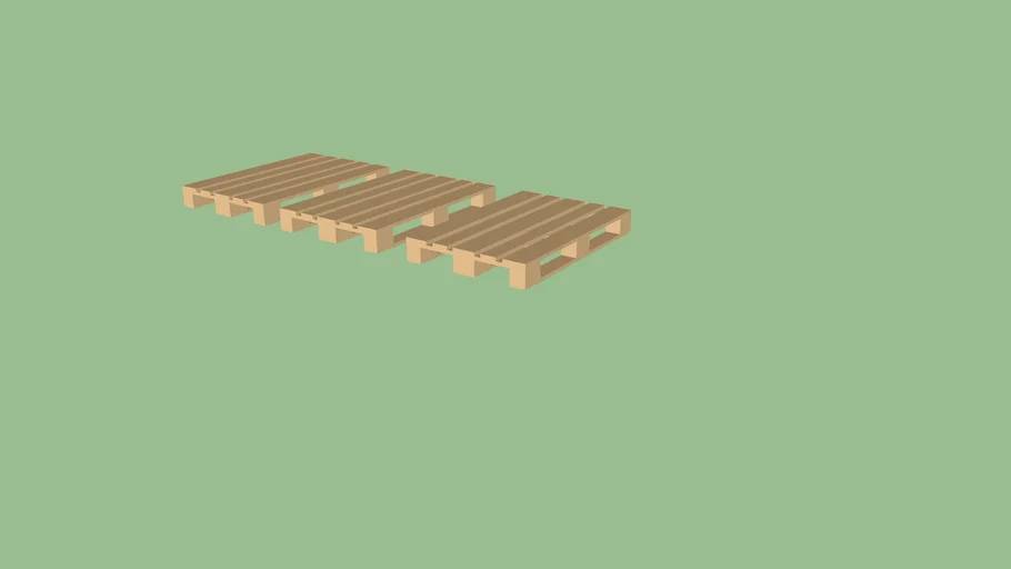 Pallet x3 | 3D Warehouse