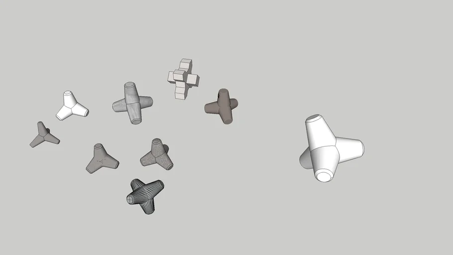 Tetrapod | 3D Warehouse