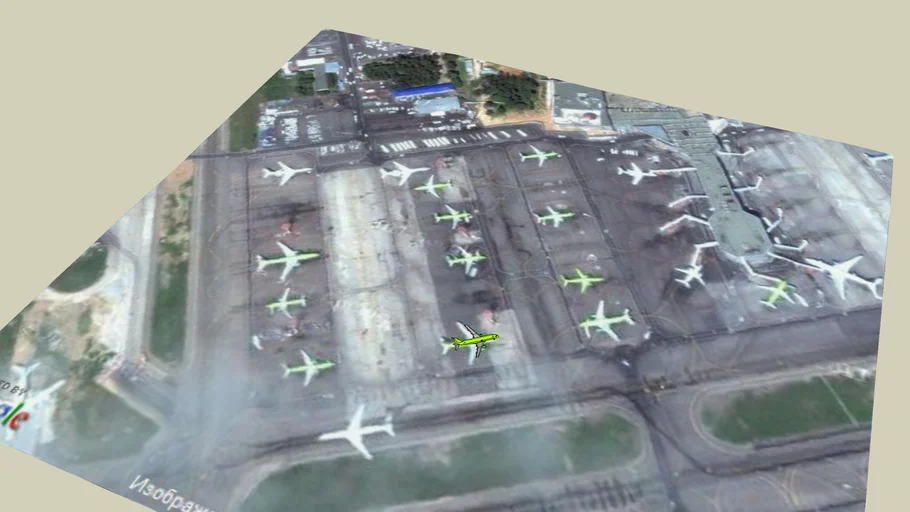 Plane in UUDD | 3D Warehouse