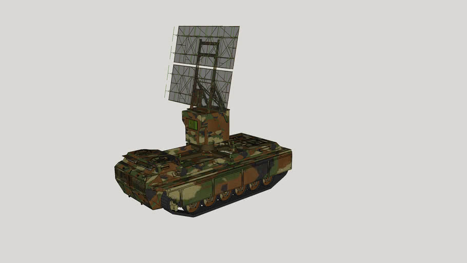 WW2-1947-ADVANCED-GERMAN-MOBILE-AA-RADAR--UNIT | 3D Warehouse