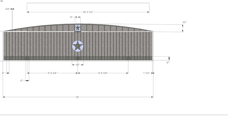 20 foot gate | 3D Warehouse
