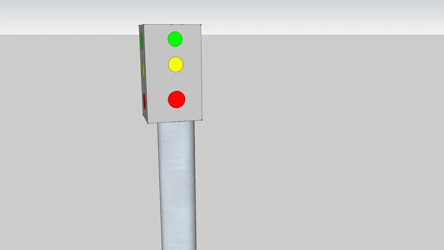 Elevated traffic light | 3D Warehouse