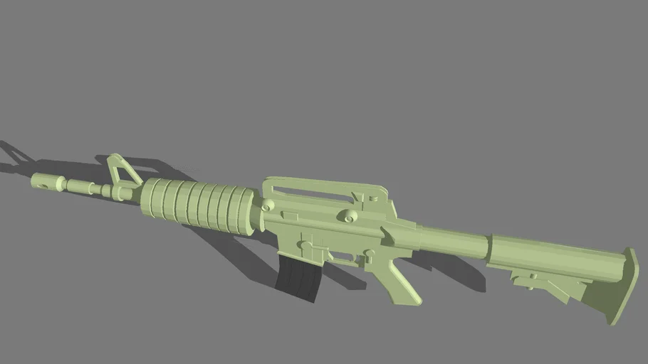 M4A1 Carbine Assault Rifle | 3D Warehouse