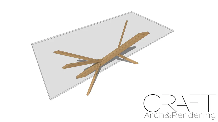 mesa de vidrio (glass table) | 3D Warehouse