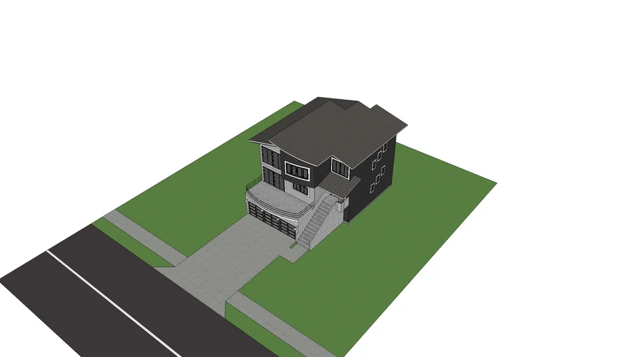 3 storey house | 3D Warehouse