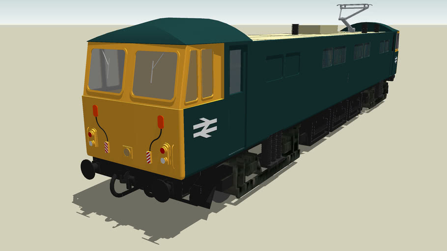 British Rail Class 87 Blue | 3D Warehouse