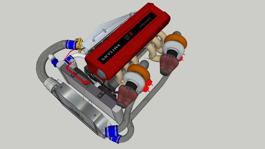 2.6L RB26DETT | 3D Warehouse