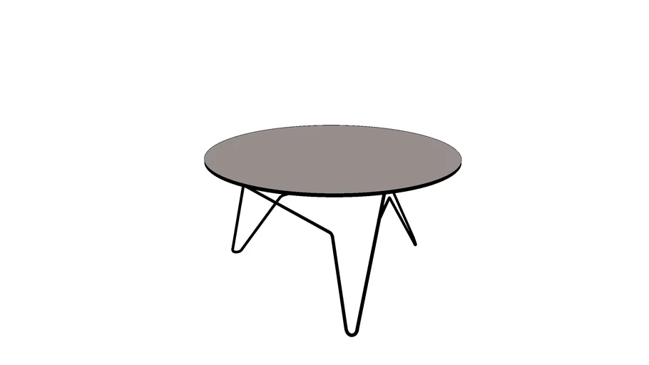 Furniture_Tables_Icons-of-Denmark_Twist-table-Dia-85-H450-mm | 3D Warehouse