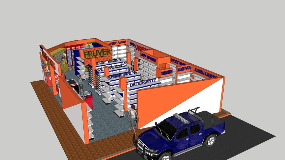 MINI SUPERMERCADO | 3D Warehouse