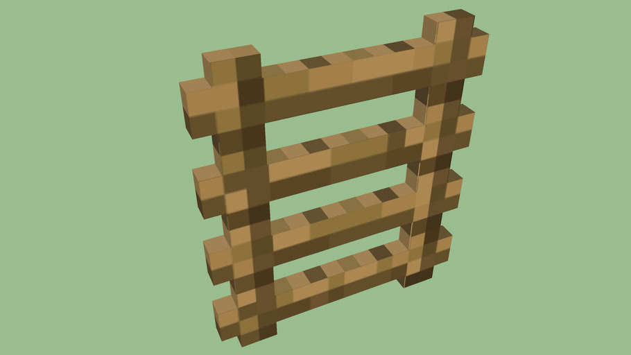 Minecraft Ladder By Fireraven | 3D Warehouse