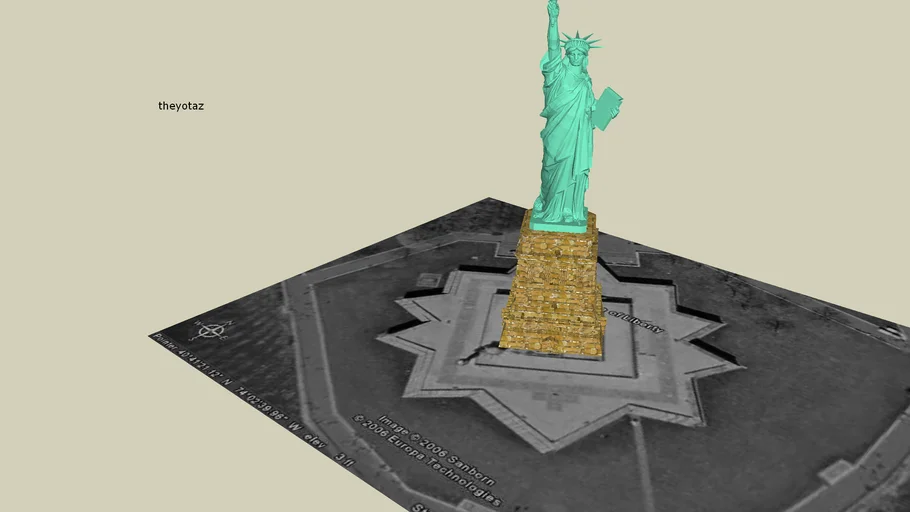 la estatua de la libertad | 3D Warehouse
