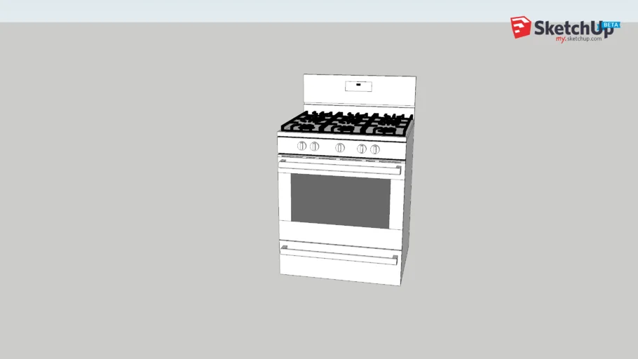 Gas Range | 3D Warehouse