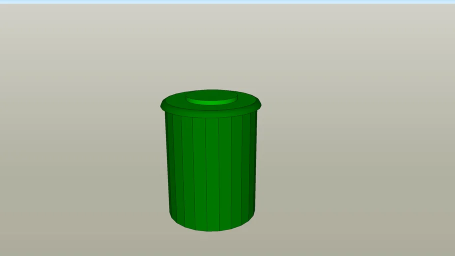 Trash Bin | 3D Warehouse