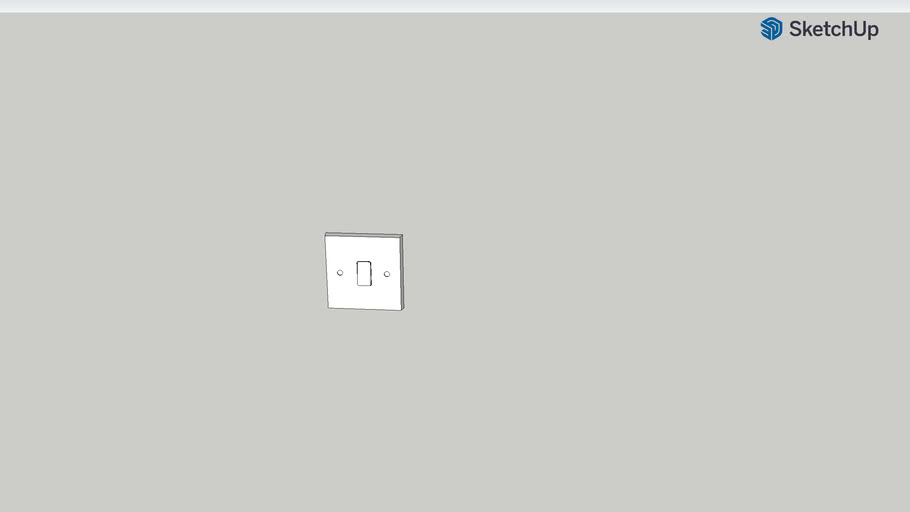 Single Light Switch | 3D Warehouse