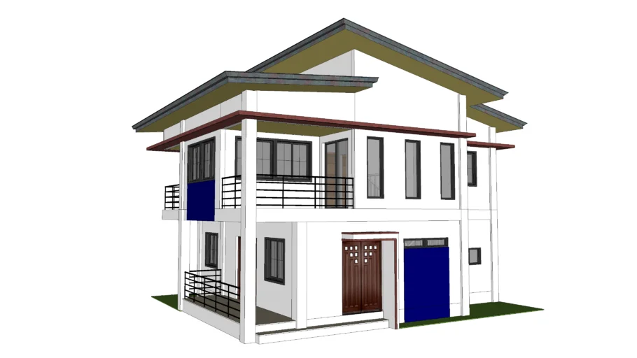 2 storey house | 3D Warehouse