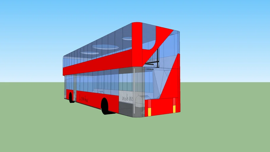 My Double decker red bus | 3D Warehouse