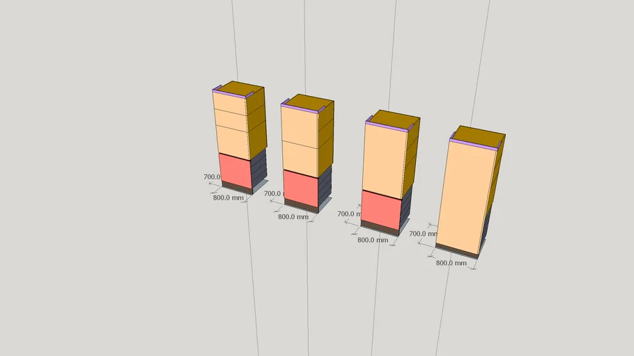 Tall_BASE_870H_150B_700D_800W | 3D Warehouse