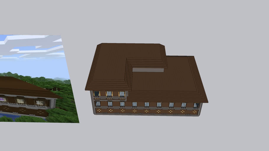 Minecraft Woodland Mansion Version 1 | 3D Warehouse