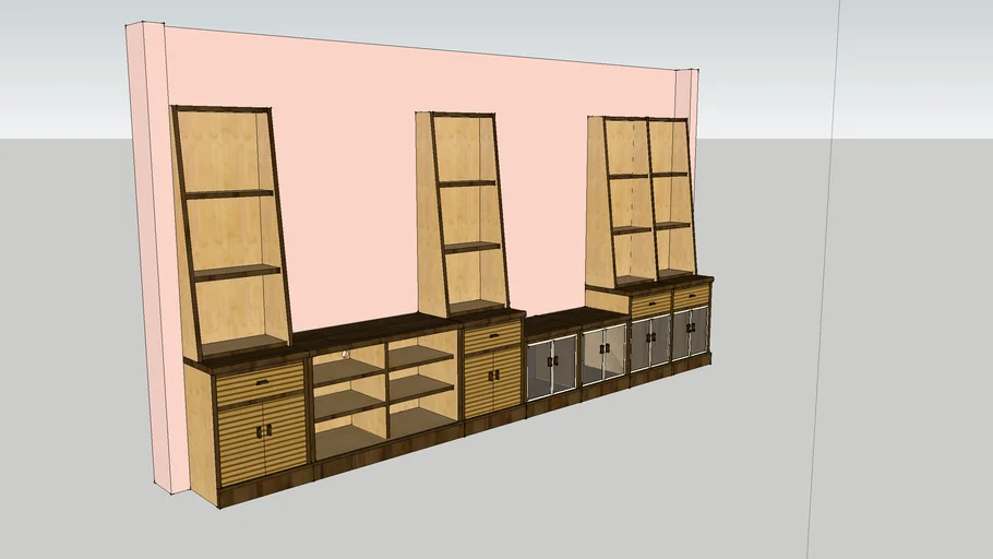 Modular library | 3D Warehouse