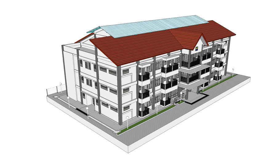 RUSUN PIAT UGM Yogyakarta | 3D Warehouse